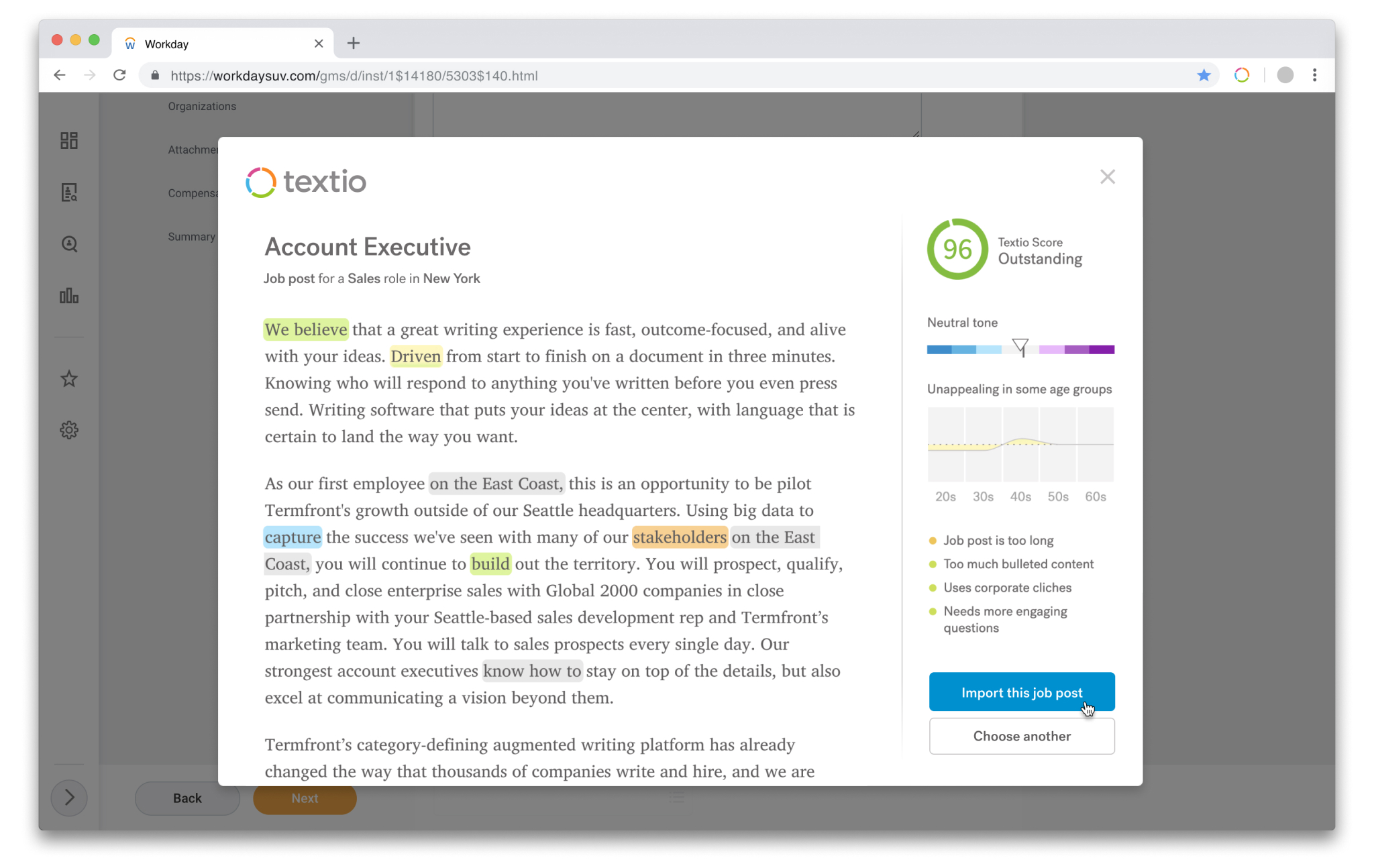 Textio brings augmented writing to Workday Recruiting – Textio blog